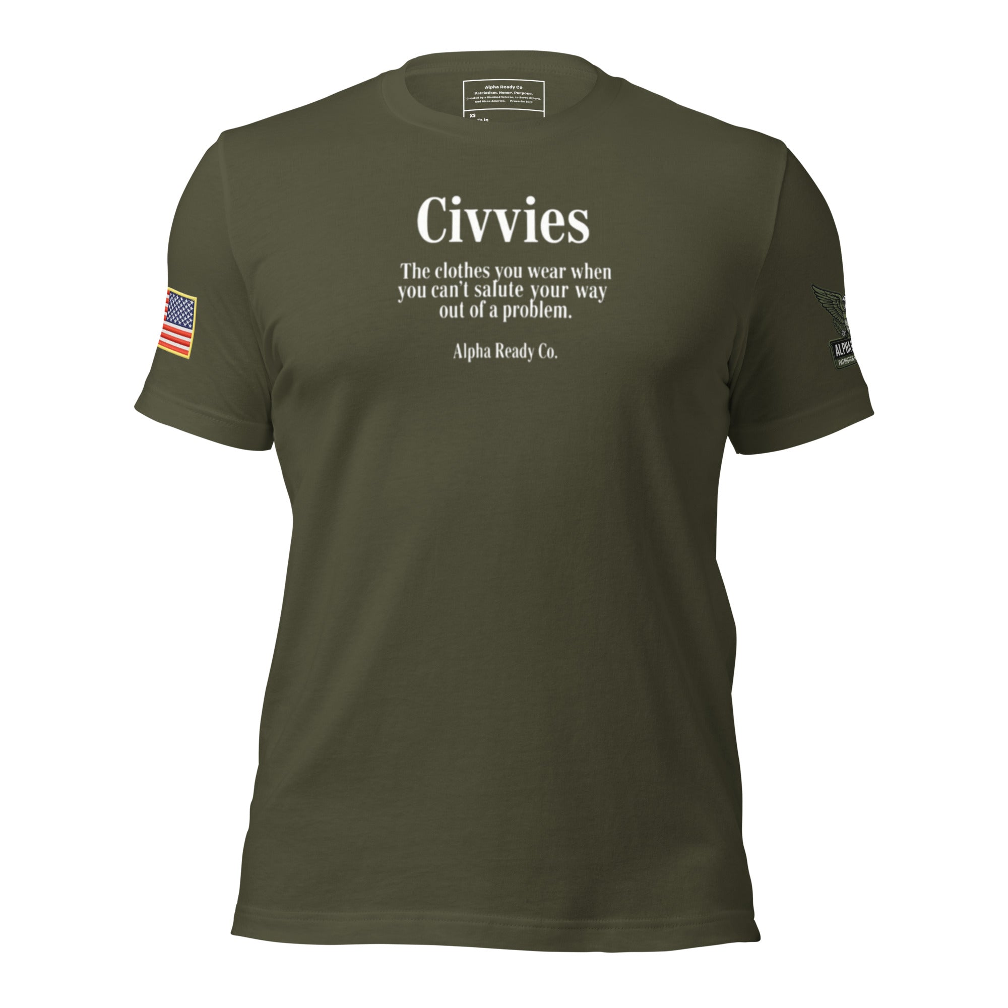"The Civvies" Shirt – Thin Line Rock Shop